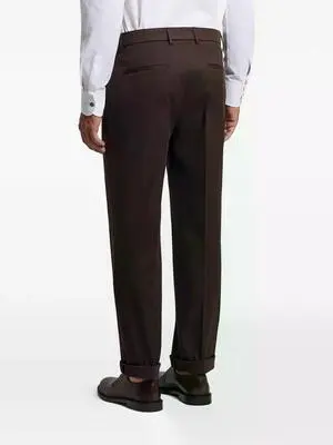 Peserico Pleated Turn-up Trousers