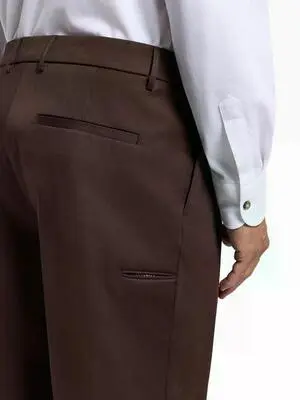 Peserico Pleated Turn-up Trousers