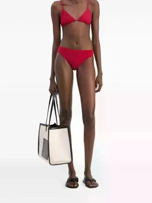 Loulou De Saison Triangle Bikini Top - Red