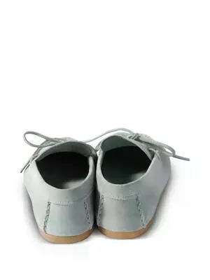 Miu Miu Suede Deck Loafers - Blue
