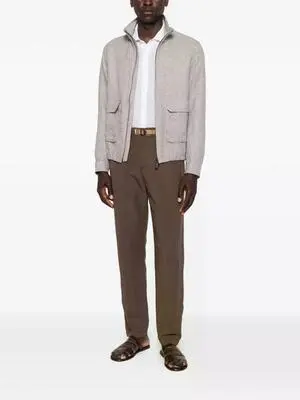 WHITE SAND Greg Trousers - Brown