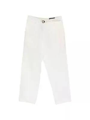 White Sand Knee Length Pants For Men