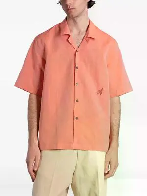 Paul Smith Embroidered Short-sleeve Shirt