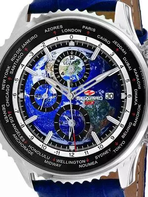 SEAPRO Meridian World Timer Gmt 47mm Watch