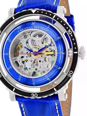 CHRISTIAN VAN SANT 45mm Dome Skeleton Watch