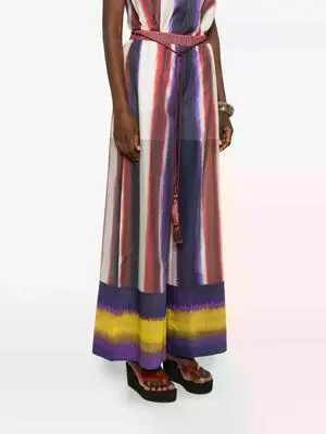 TWINSET Drawstring Wide Leg Trousers