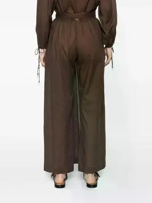 TWINSET Wrap-front Wide-leg Trousers