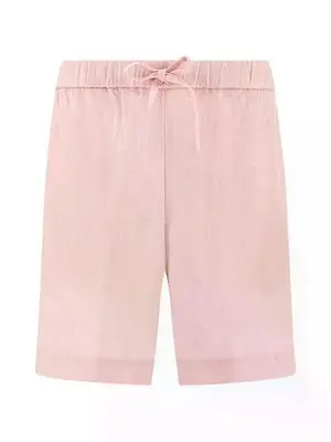 Paul & Shark Drawstring Linen Shorts - Pink