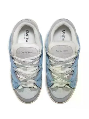 PAURA Suede-panelled Sneakers