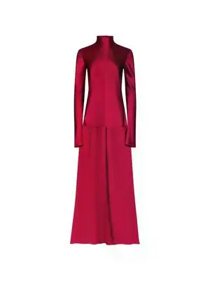 FFORME Mila Drop-waist Maxi Dress - Red
