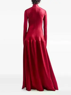 FFORME Mila Drop-waist Maxi Dress - Red