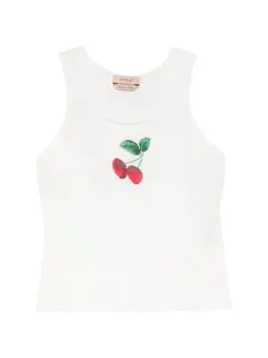 TWINSET Sleeveless Top - White