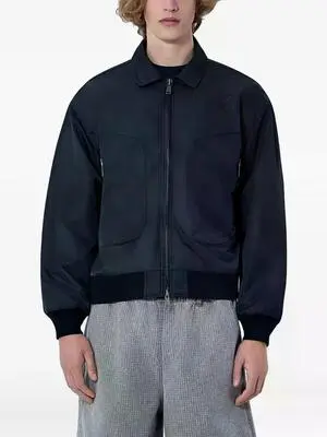 BRAIN DEAD Zip-front Collared Jacket
