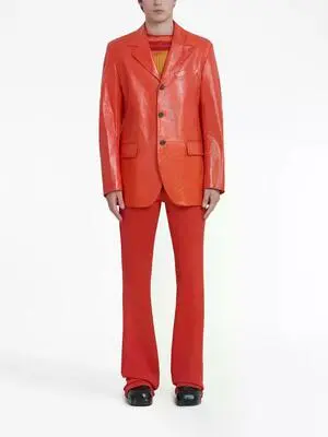 Marni Polished-finish Leather Jacket