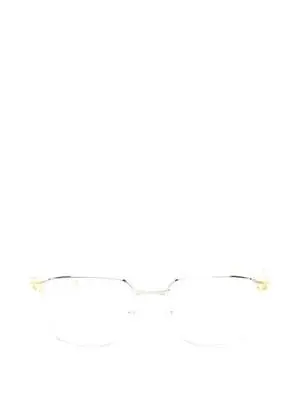 Cartier Square-frame Glasses - Silver