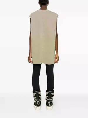 MONCLER + RICK OWENS Ombré-effect Jersey Tank Top