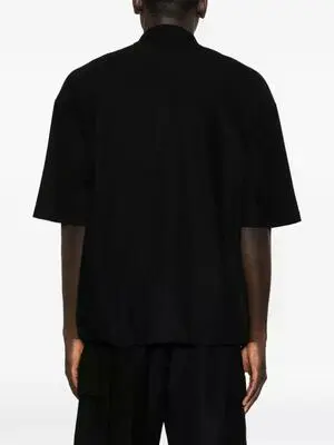 Comme Des Garçons Elasticated-hem Polo Shirt