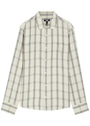 Paige Everett Checked Flannel Shirt - Blue