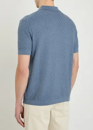 Paige Kiko Cotton-blend Polo Shirt - Blue