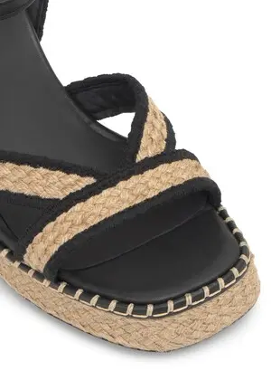 CastaÑer Raffia Platform Sandals