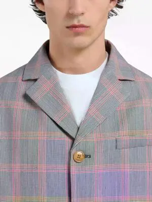 Marni Checked Single-breasted Blazer