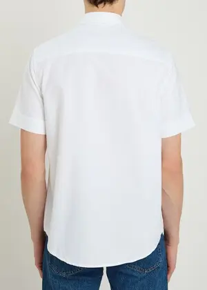 A.p.c. Jack Logo-embroidered Cotton Shirt