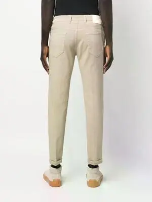 PT TORINO Mid-rise Slim-fit Jeans - Neutrals