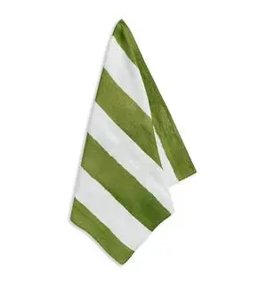 SUMMERILL & BISHOP Linen Stripe Napkin - Green