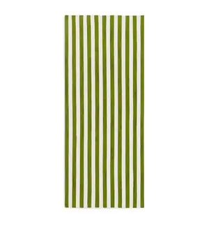 SUMMERILL & BISHOP Linen Stripe Tablecloth - Green