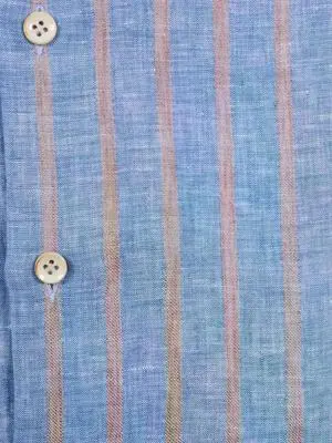 SONRISA Vertical-stripe Cotton Shirt