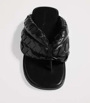 Bottega Veneta Lambskin Salsa Thong Sandals