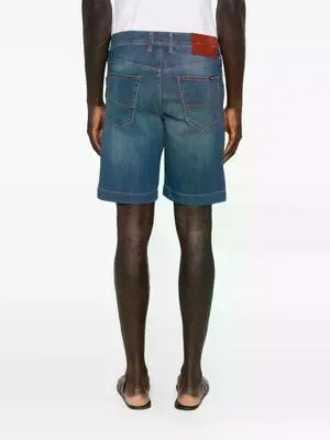 Jacob Cohen Nicolas Logo-patch Shorts - Blue