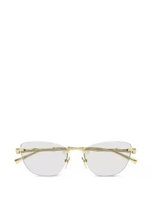Gucci Rimless Cat-eye Sunglasses - Gold