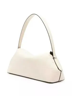TOTEME T-lock Grained Leather Shoulder Bag - Neutrals