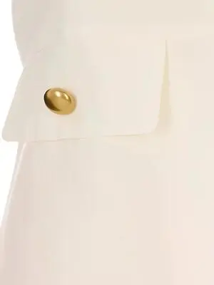 P.a.r.o.s.h Button-detailed Sleeveless Dress