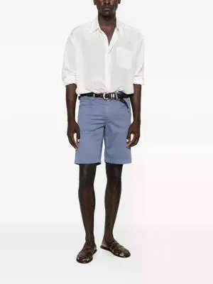 Jacob Cohen Nicolas Logo-patch Shorts - Blue