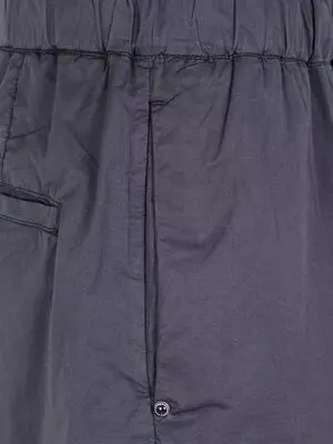 WHITE SAND Belted-waist Cotton Shorts