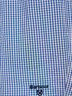 Barbour Gingham-check Seersucker Swim Shorts