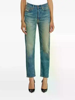 DIESEL® 1981 D-went Straight-leg Cropped Jeans