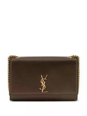 Saint Laurent Kate Leather Shoulder Bag - Brown