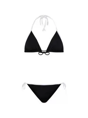 Balmain Triangle-top Bikini - Black