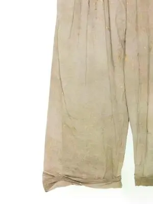 ZIGGY CHEN Drawstring Wide-leg Trousers