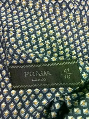 Prada Patterned Button-down Shirt