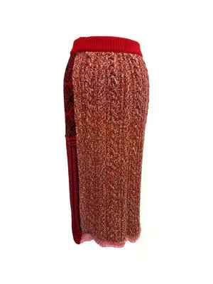Burberry Tweed Pattern Skirt