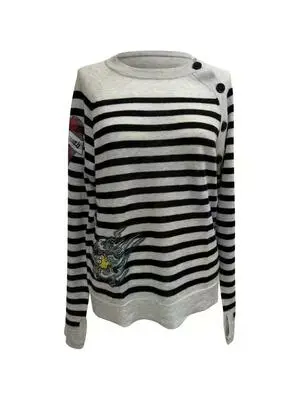 Zadig&Voltaire Striped Cashmere Sweater