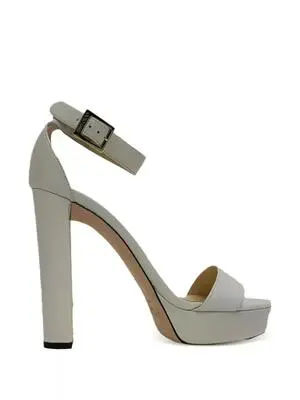 JIMMY CHOO Ankle Strap Platform Sandals