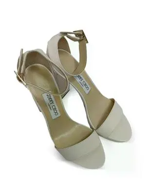 JIMMY CHOO Ankle Strap Platform Sandals