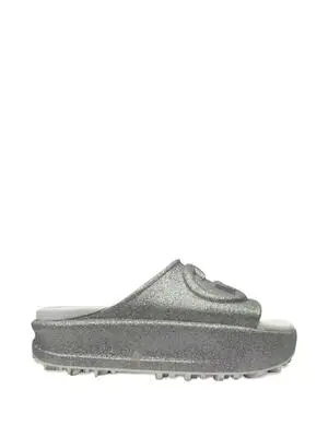 Gucci Gg Logo Glittered Slides
