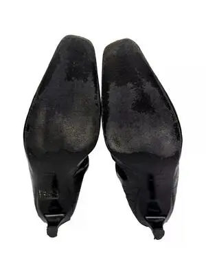 TOTEME Croc-embossed Knee-high Boots
