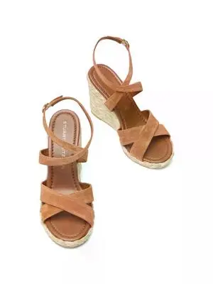 STUART WEITZMAN Alyssa Crossover-strap Sandals